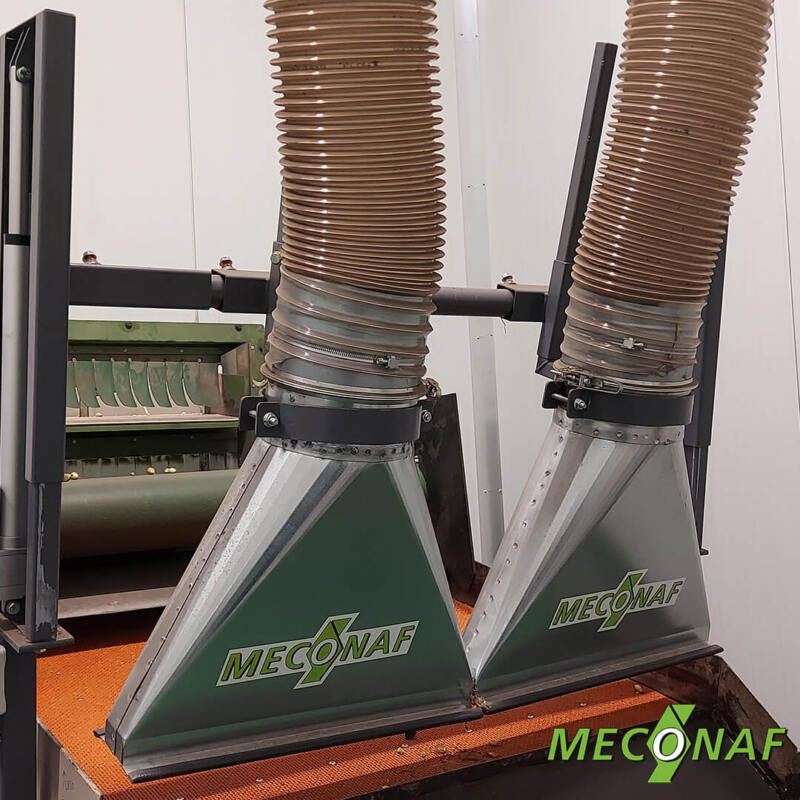 Extraction system for dust and skins – Rietveld Equipment