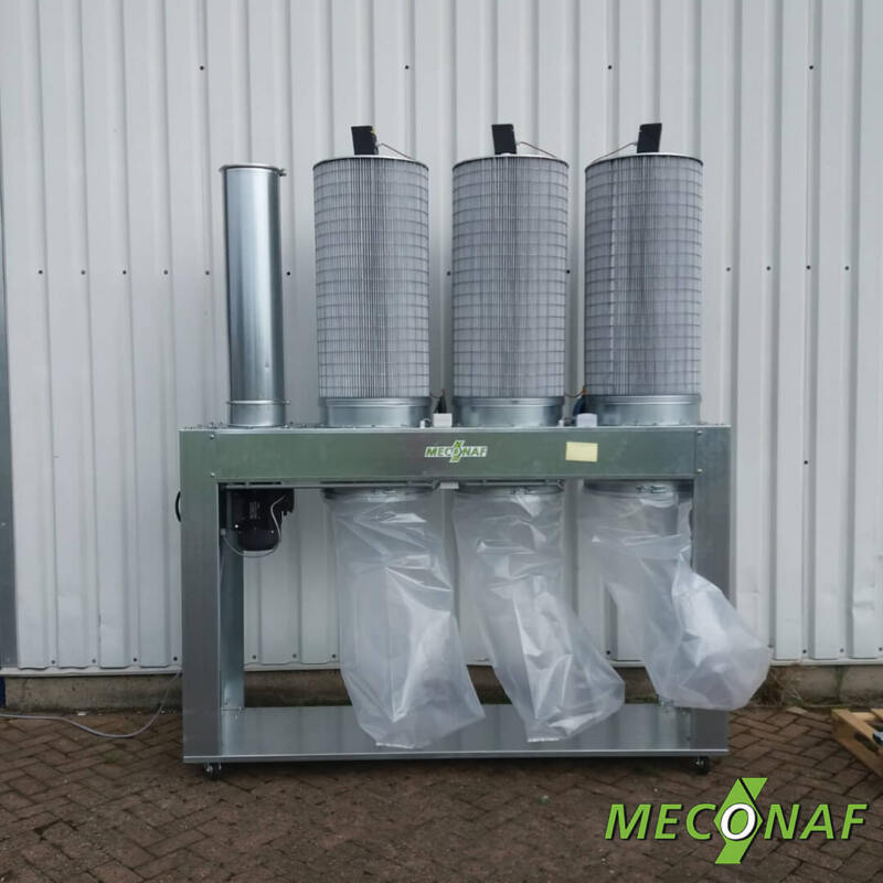 Extraction system for dust and skins – Rietveld Equipment